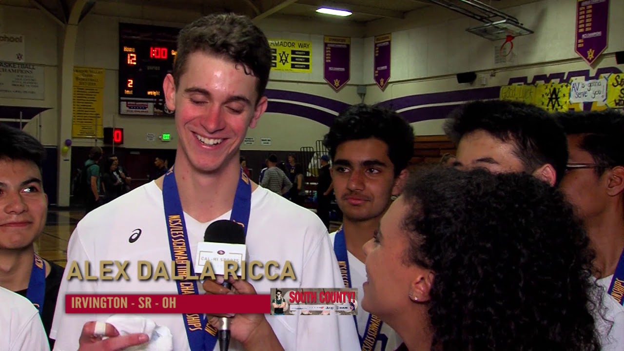 Alex Dalla Ricca vs Colton Brooks | Irvington vs Amador Valley BVB ...