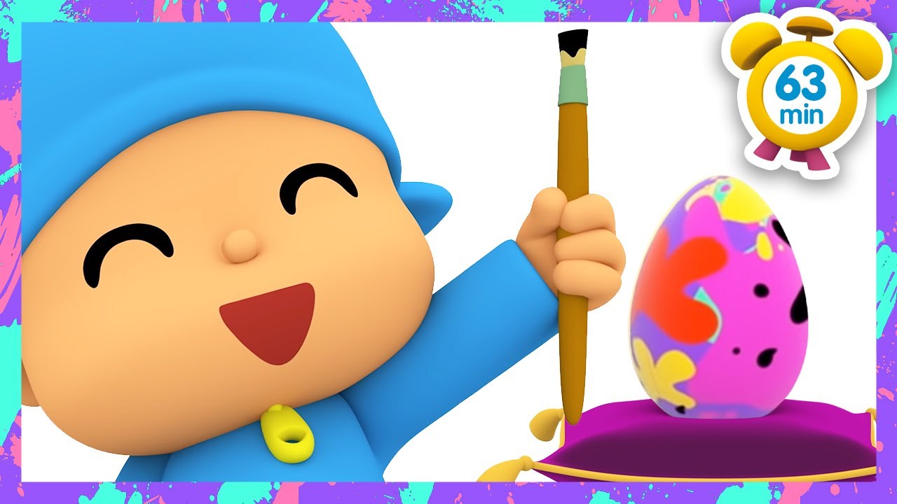 POCOYO MAGYARUL – ️ ️🎨SZÍNES TOJÁSOK ️🎨 | [63 perc] Teljes Epizódok ...