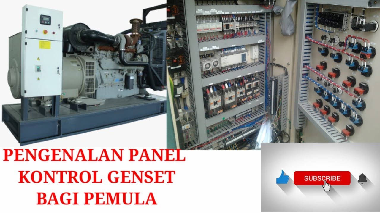 BELAJAR PANEL GENSET & UNIT GENSET - YouTube