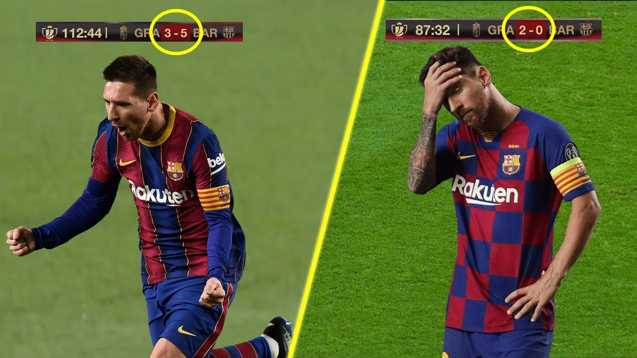 Most Dramatic Comebacks Of Lionel Messi - YouTube