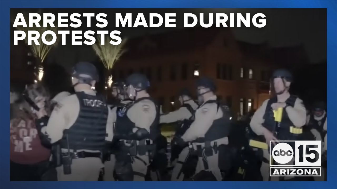 72 people arrested during Pro-Palestinian protests on ASU campus - YouTube