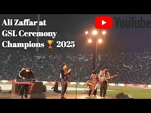 Ali Zaffar live performance at Gaddafi Stadium Lahore 🏟 - YouTube