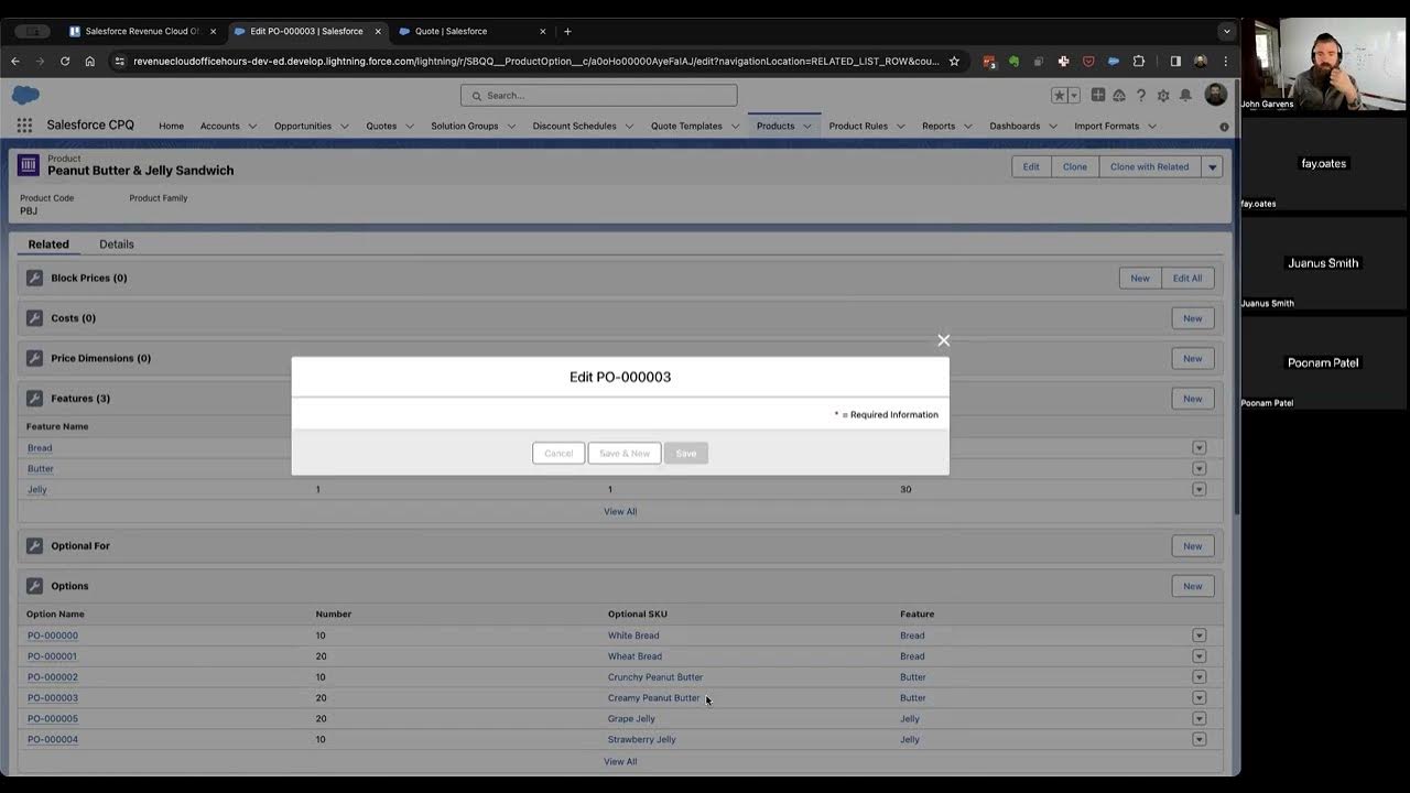 Product Option Configuration Fields in Salesforce CPQ, Improving Bundle Configuration UX - YouTube