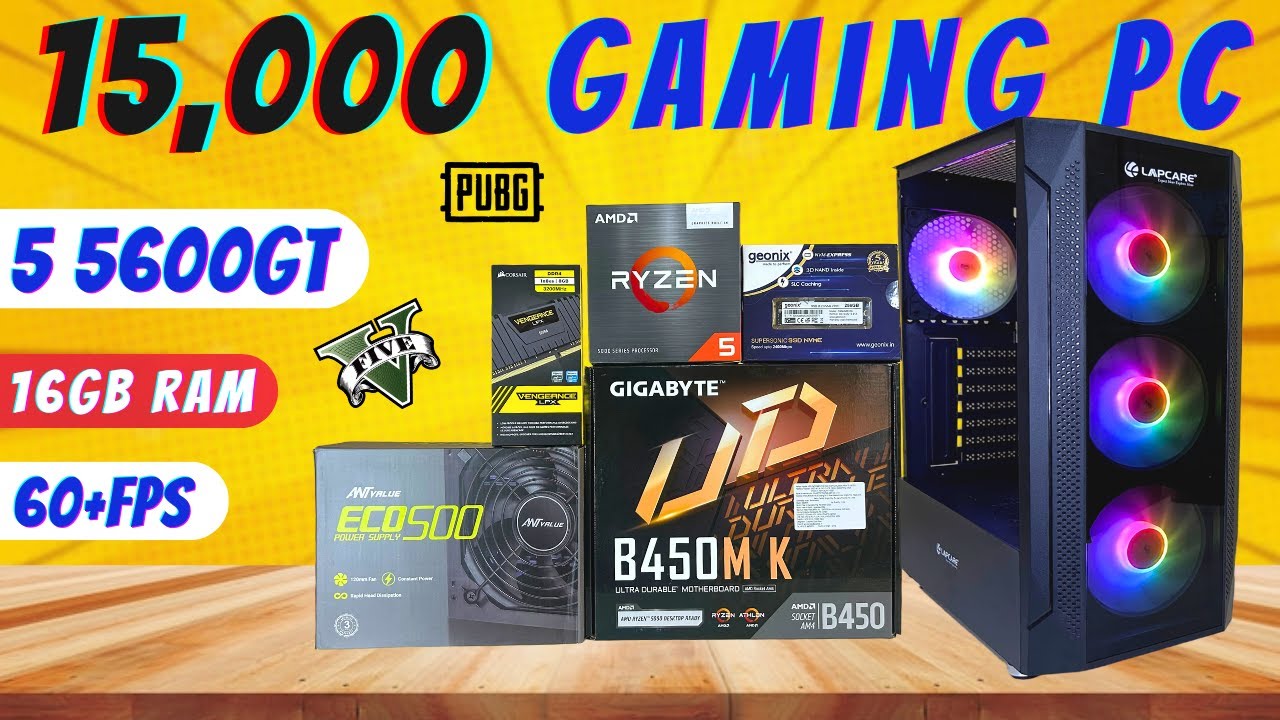 15,000/- Rs Gaming PC Build 🔥 | Best Budget Gaming PC Under 15000 ...