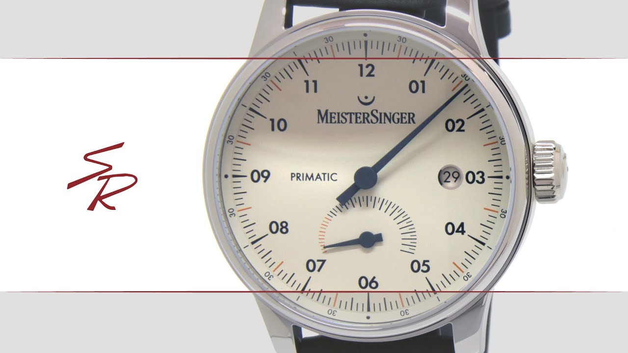 Meistersinger Primatic Classic Plus 41,5mm PR903 - YouTube