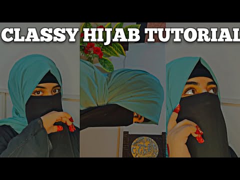 Classy Hijab tutorial || Easy Hijab tutorial || #hijabtutorial #hijabfashion