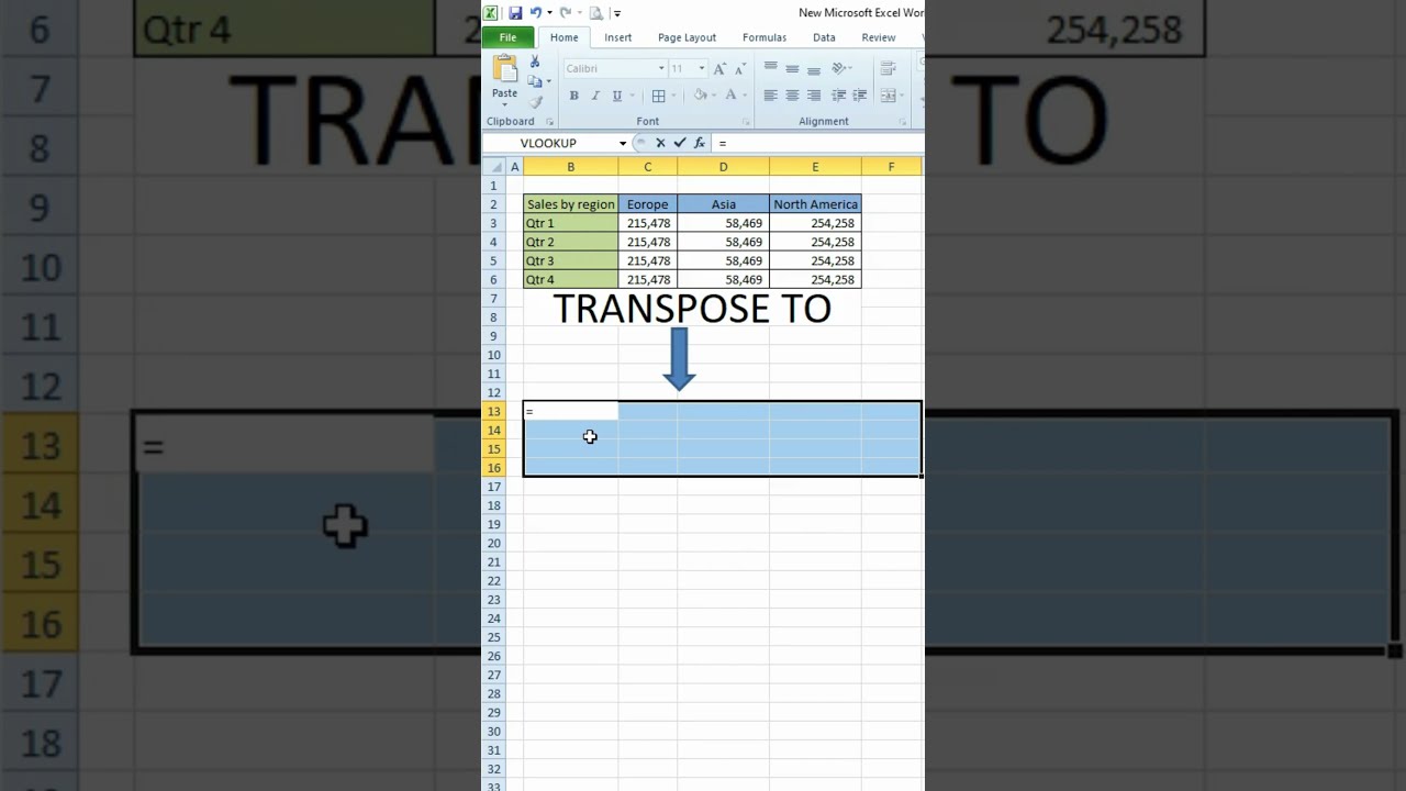 How To Transpose Row To Column In Excel YouTube How To Transpose Row To Column In Excel YouTube
