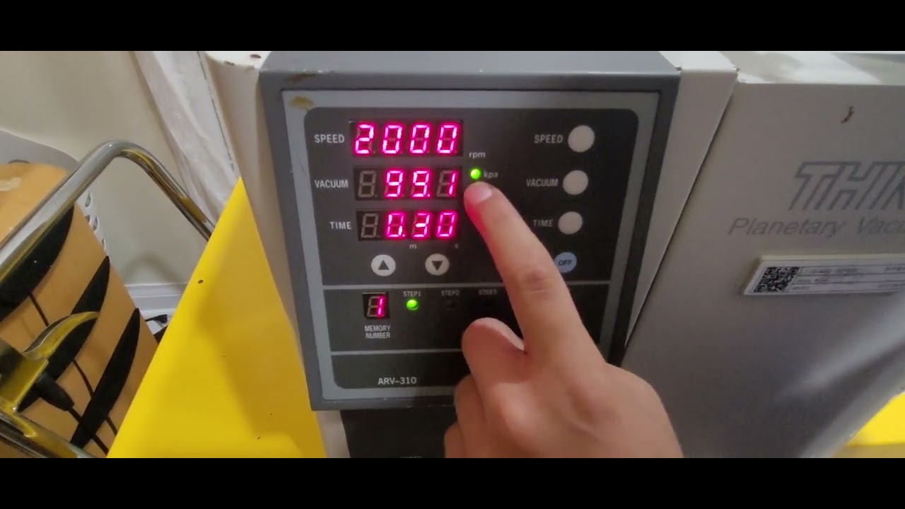 THINKY MIXER ARV-310 Planetary centrifugal vacuum mixer for polymer ...