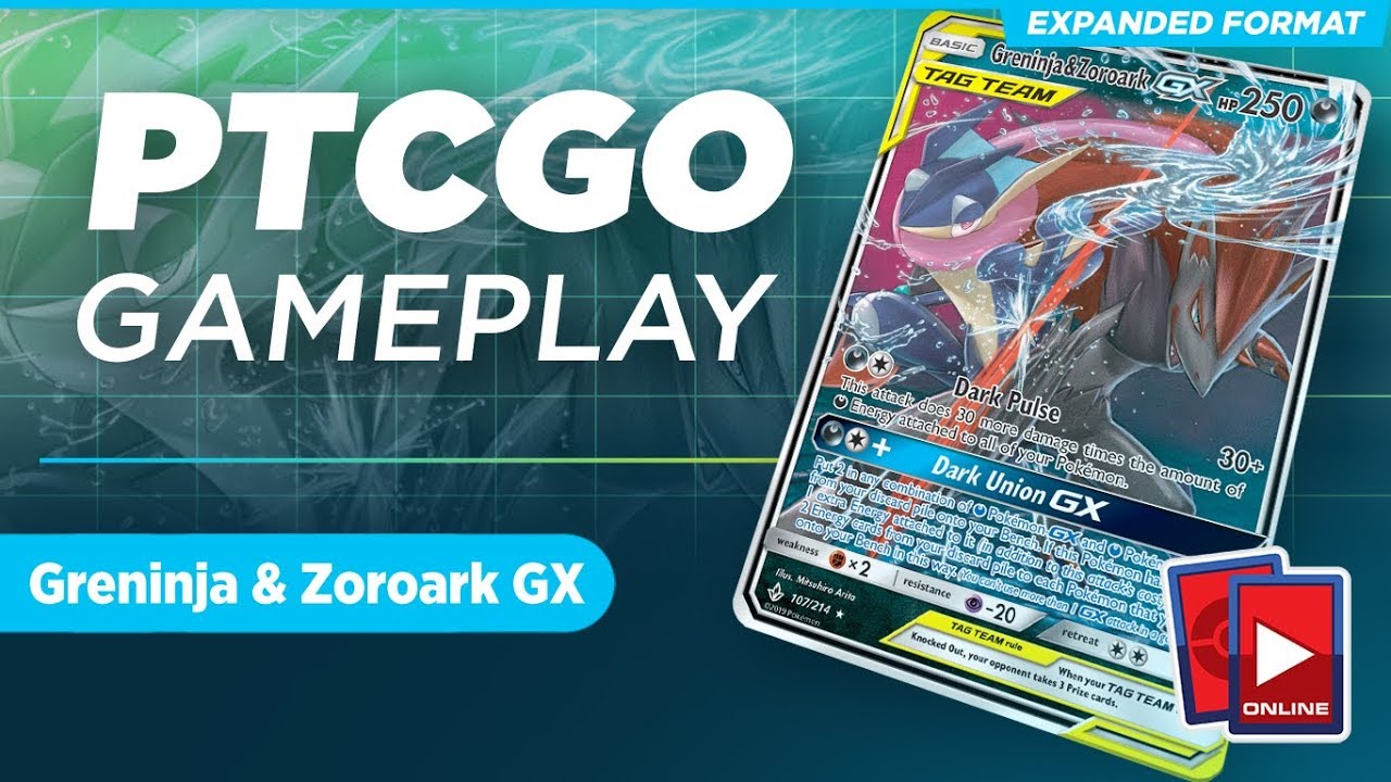 Greninja & Zoroark GX Deck - PTCGO Gameplay (Expanded Format) - YouTube