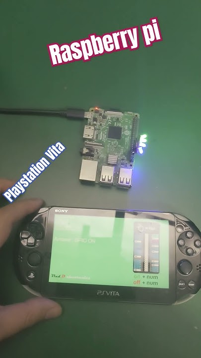Raspberry pi + Playstation Vita - YouTube