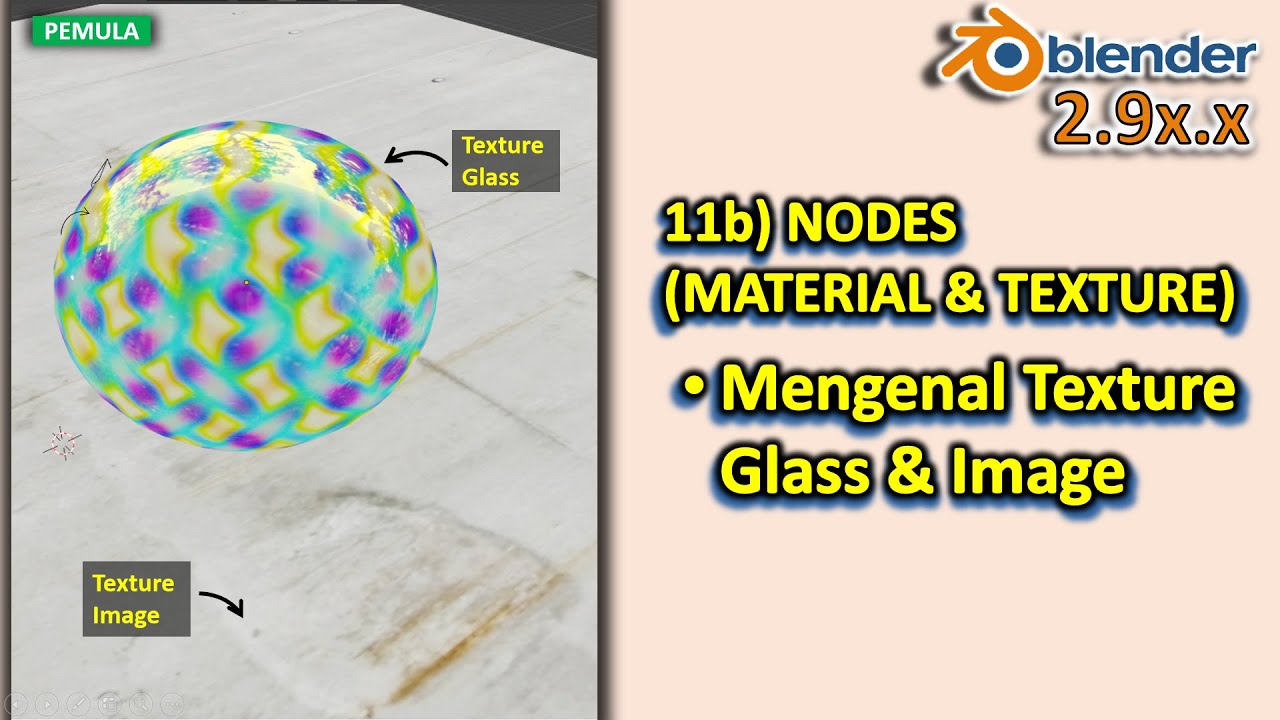 Tutorial Blender 2.9 Pemula 11b Nodes - Mengenal Node Texture, Node ...
