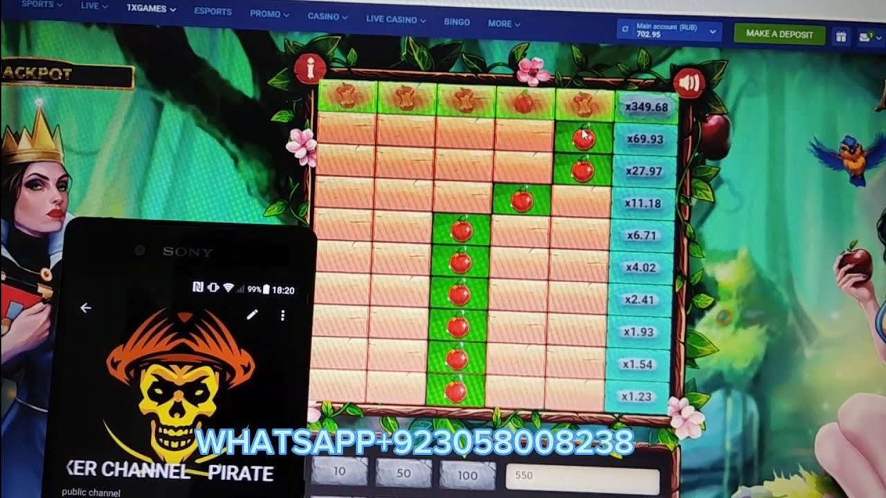 apple of fortune hack script for 1xbet melbet & linebet - YouTube