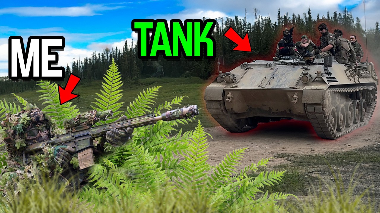 They Brought ARMOUR To an Airsoft Game!! (Ghillie DMR Sniper) - YouTube