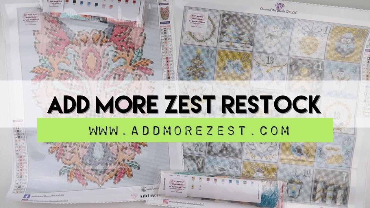 Diamond Painting | Zesty Wolf & Zesty Advent Restocks - YouTube