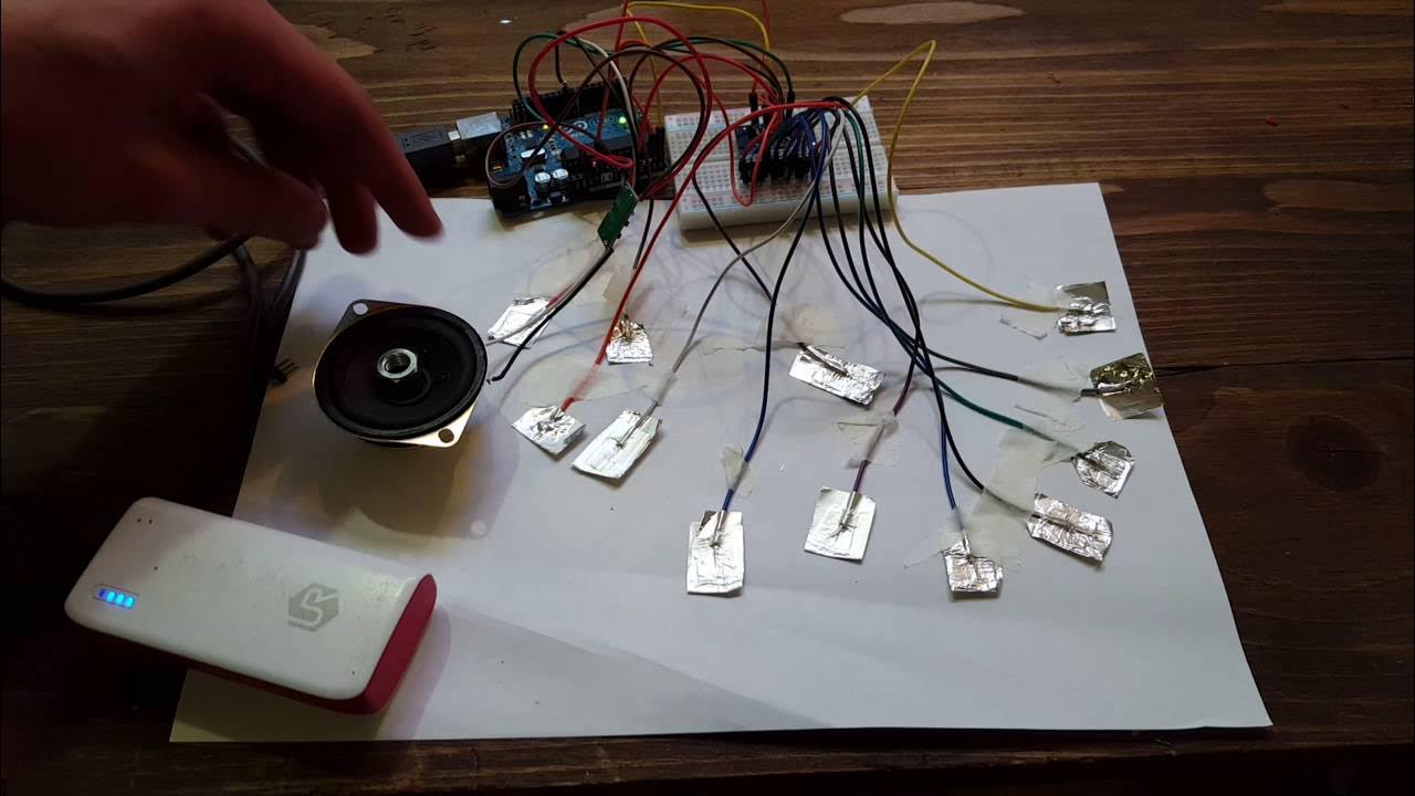 Piano MPR121 ARDUINO - YouTube