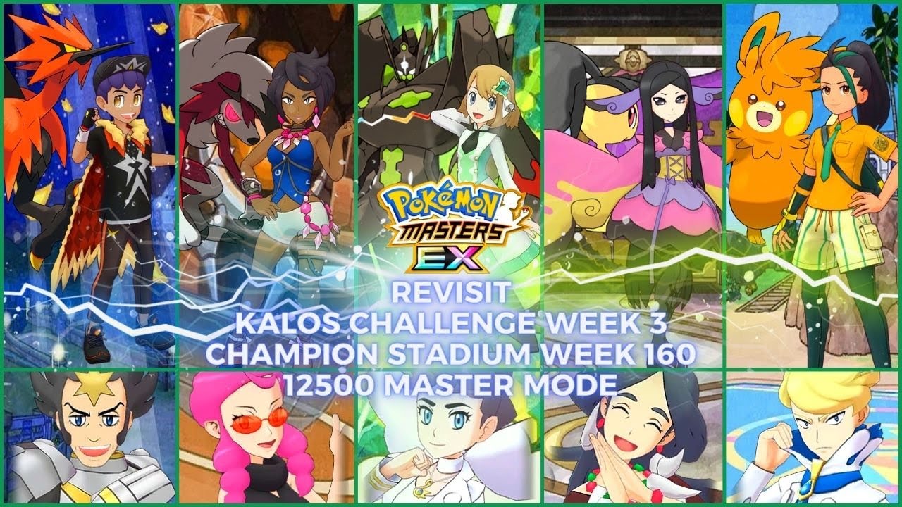 Pokémon Masters EX | Revisit Kalos Challenge Week 3 🏟 Champion Stadium ...