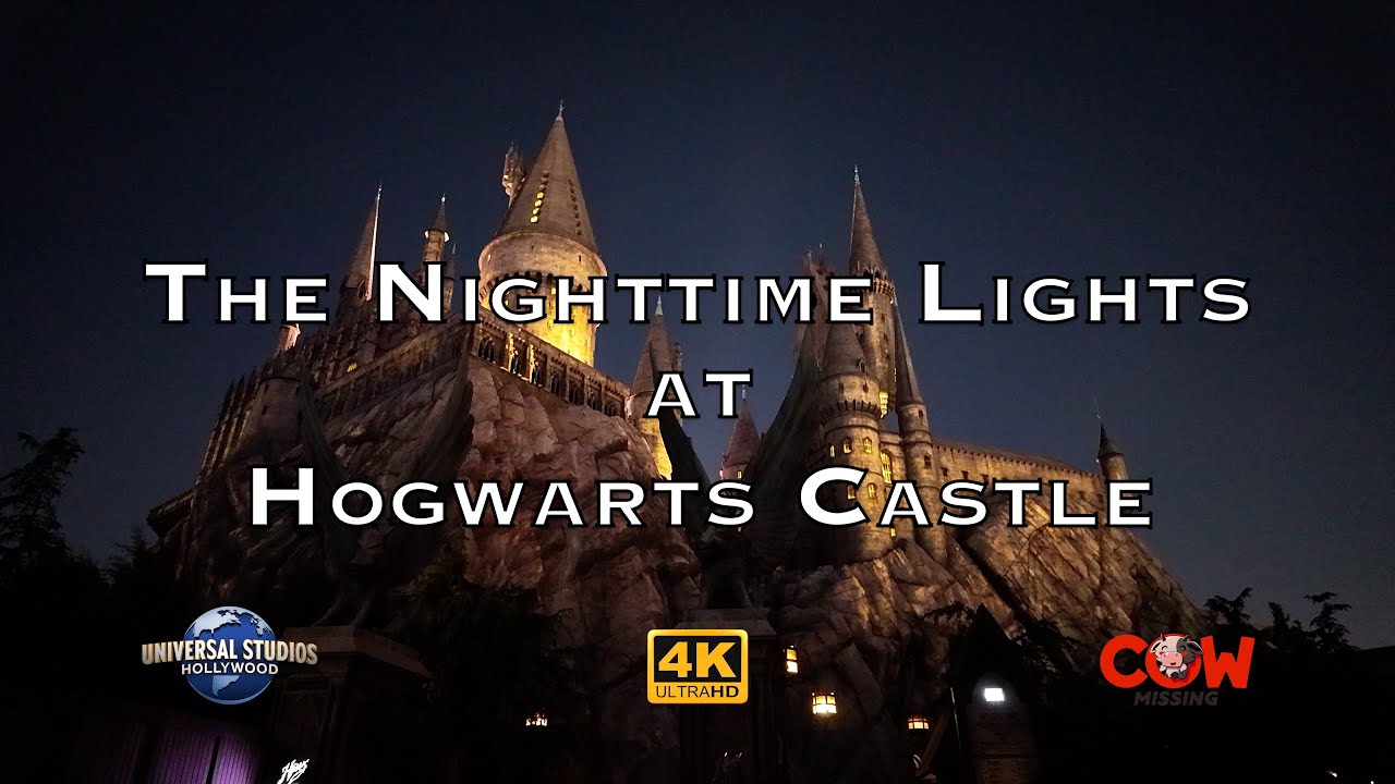 The Nighttime Lights at Hogwarts™ Castle Universal Studios Hollywood ...