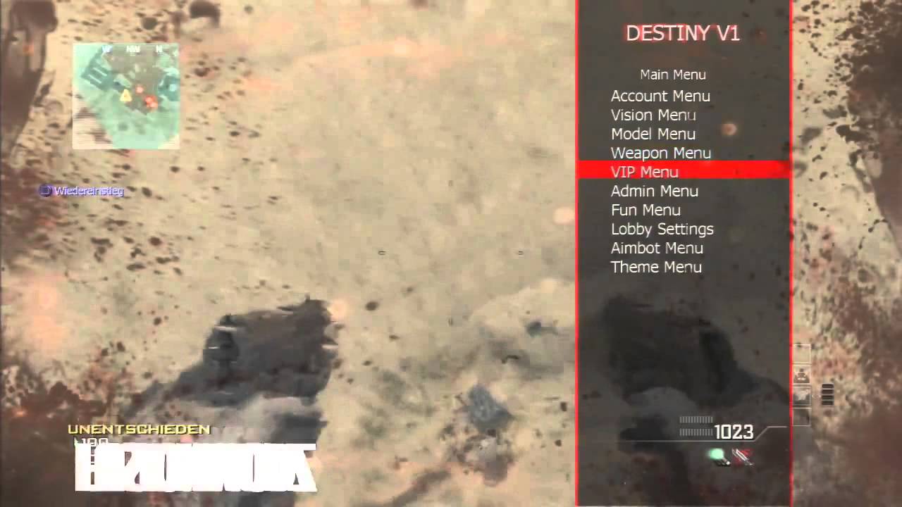 Project Destiny MW3 1.24 Menu WITH Aimbot | MW3 Mod Menu | MW3 Hacks ...