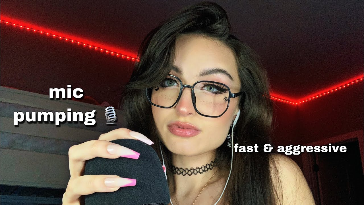 Asmr Fast And Aggressive Mic Pumping Swirling And Tapping Foam Cover