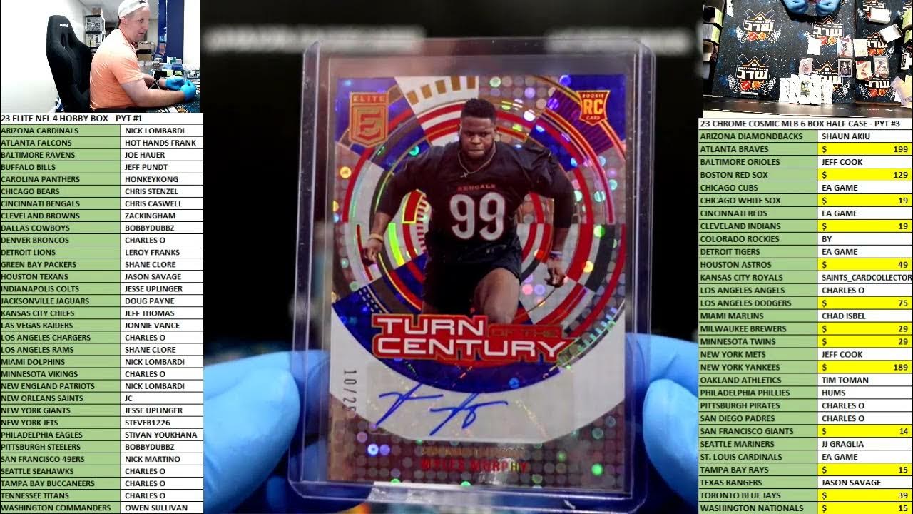 23 ELITE NFL 4 HOBBY BOX - PYT #1 - YouTube