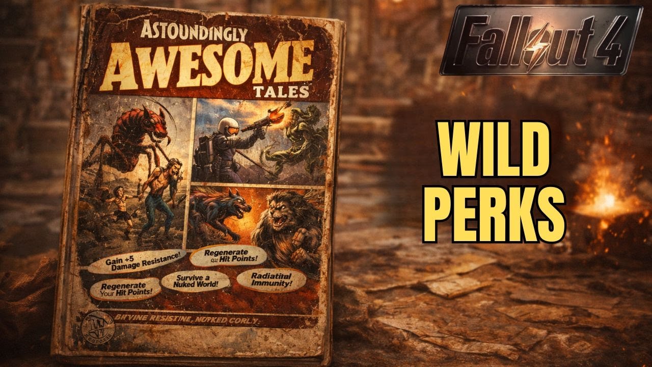Fallout 4 – Astoundingly Awesome Tales Magazine Locations (Wild Perk ...