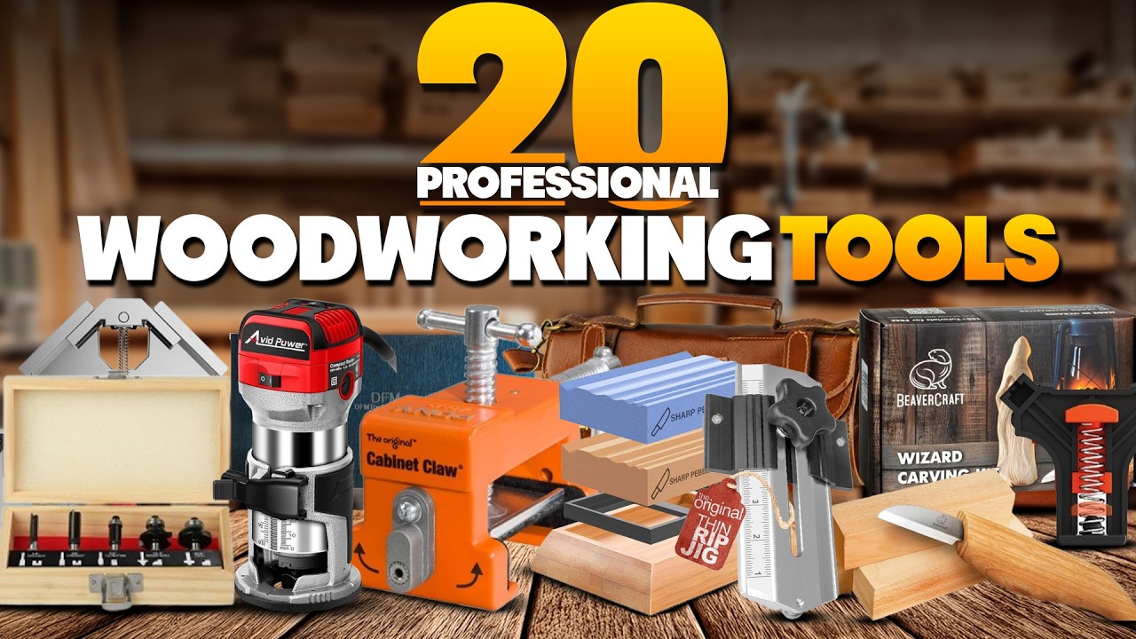 20 Professional Woodworking Tools on Amazon You Need Now! - YouTube