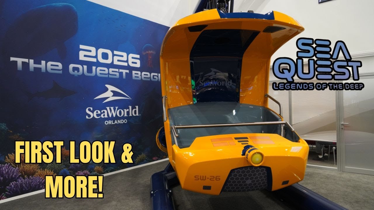 SEAQuest: Legends of the Deep REVEALED! SeaWorld Orlando and Vekoma's ...