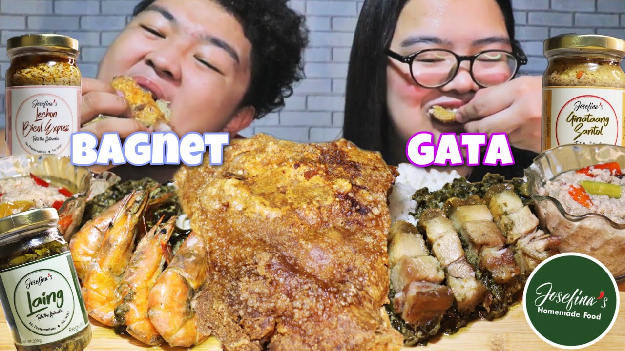CRISPY BAGNET + LECHON BICOL EXPRESS + GINATAANG SANTOL + CREAMY LAING ...