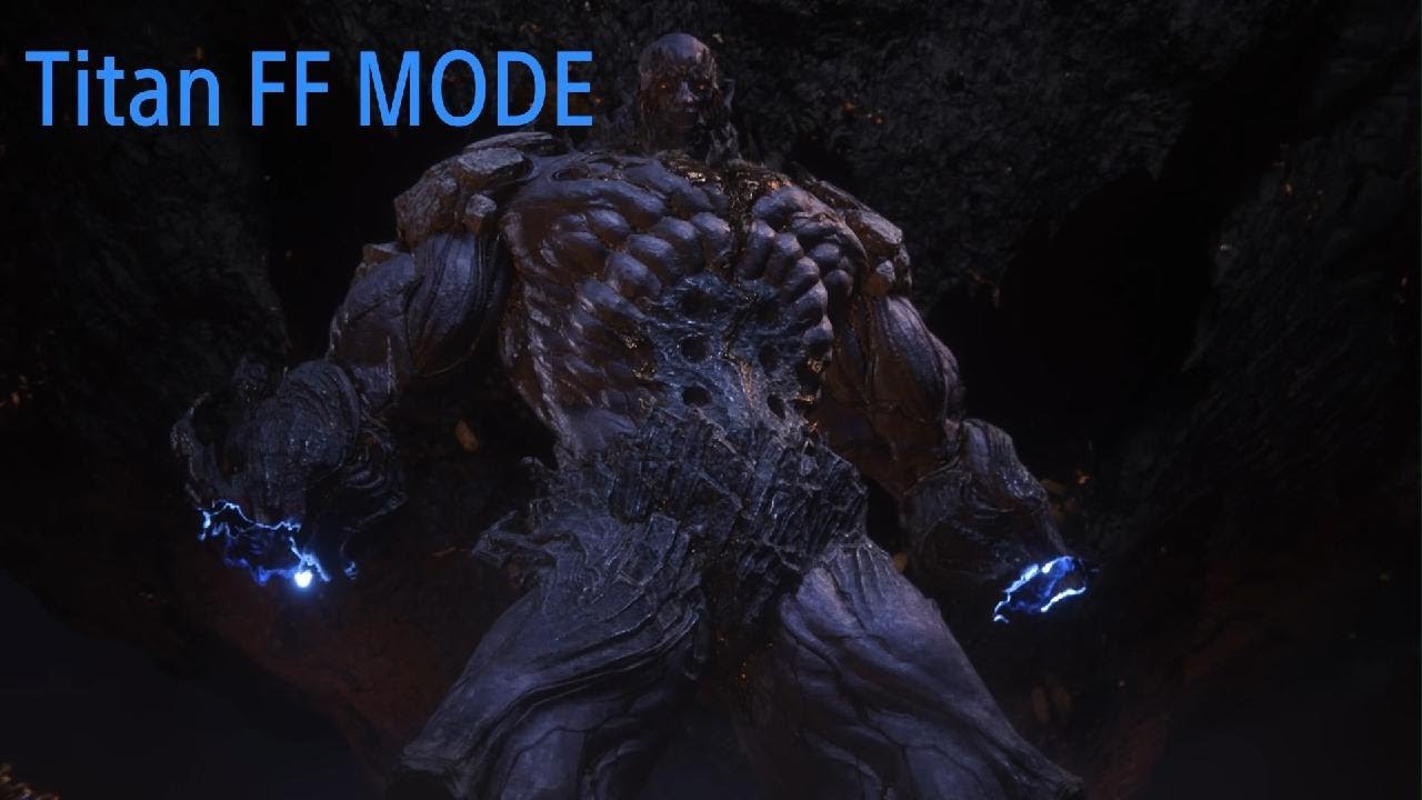 Final Fantasy XVI Titan Boss Fight FF Mode - YouTube