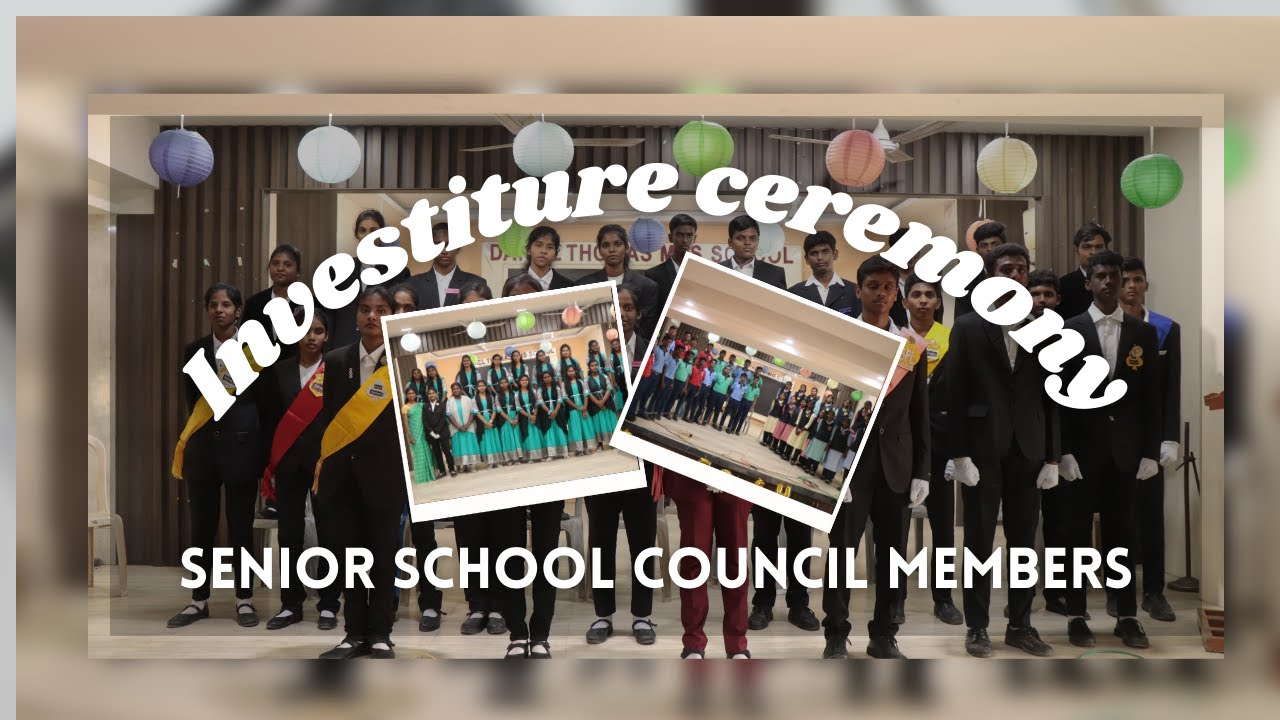 Investiture Ceremony | 2023-24 | Higher Secondary | Daniel Thomas ...