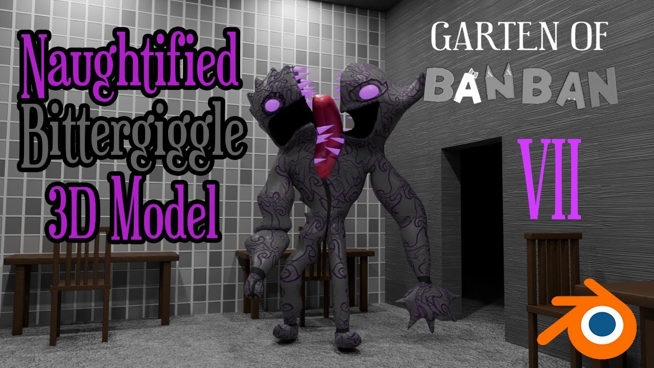 Unschooling with Fin - Naughified Bittergiggle 3D Model - YouTube