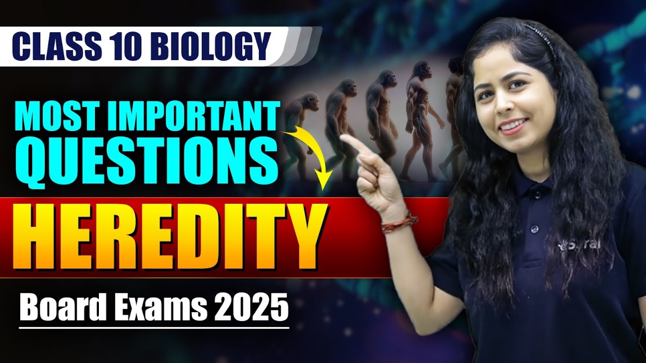 Class 10 Biology Most Important Questions | Heredity & Evolution ...