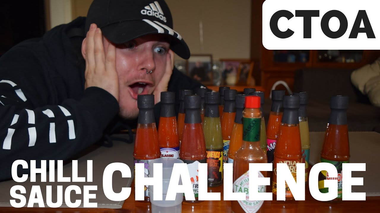 CHILLI SAUCE CHALLENGE (Warning: Vomit) - YouTube