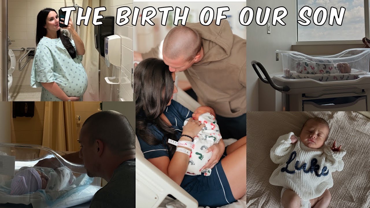 OUR BIRTH STORY | welcoming our son Luke into the world 🤍 - YouTube