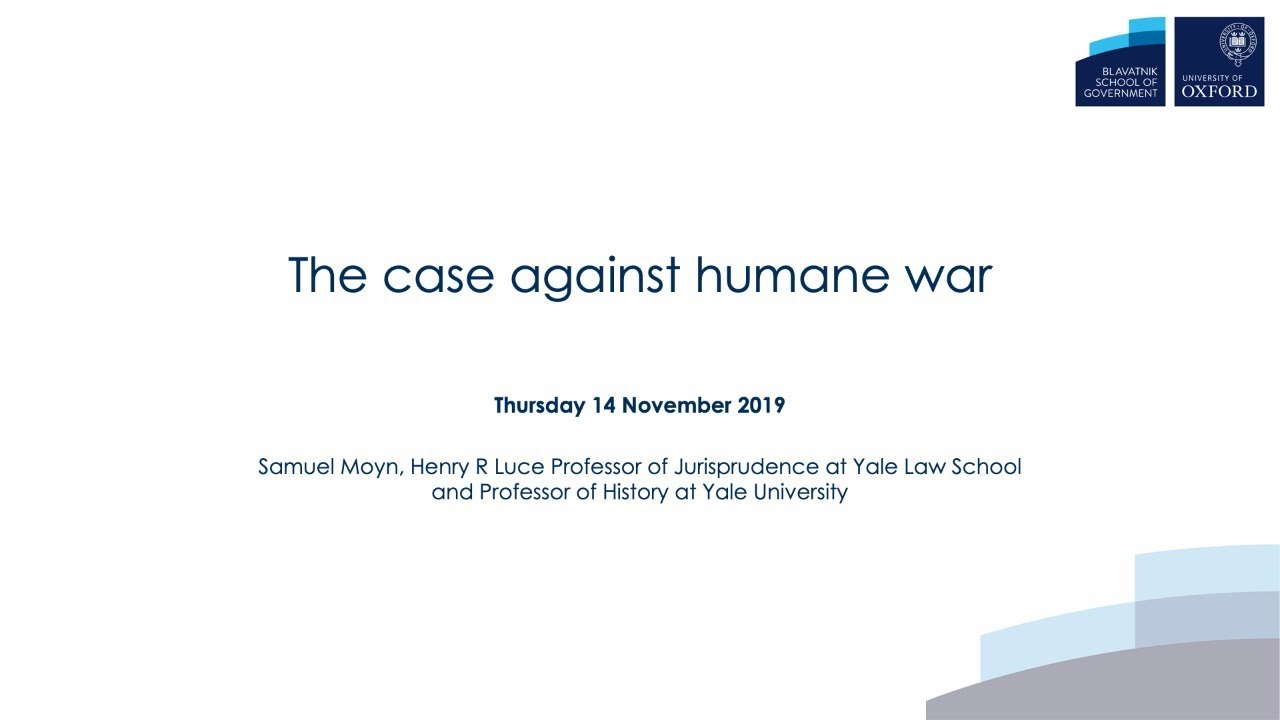 The case against humane war - YouTube