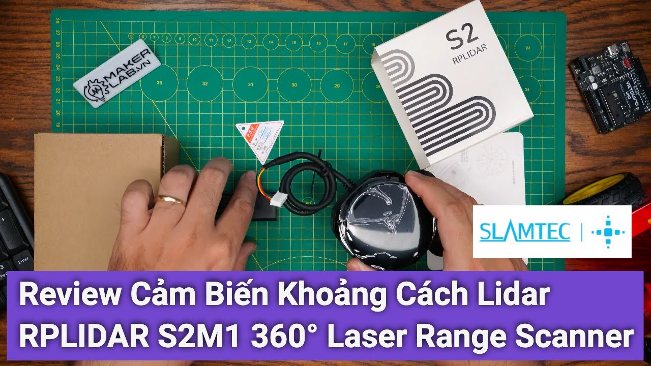 [Maker Review] Cảm Biến Khoảng Cách Lidar RPLIDAR S2M1 360° Laser Range ...
