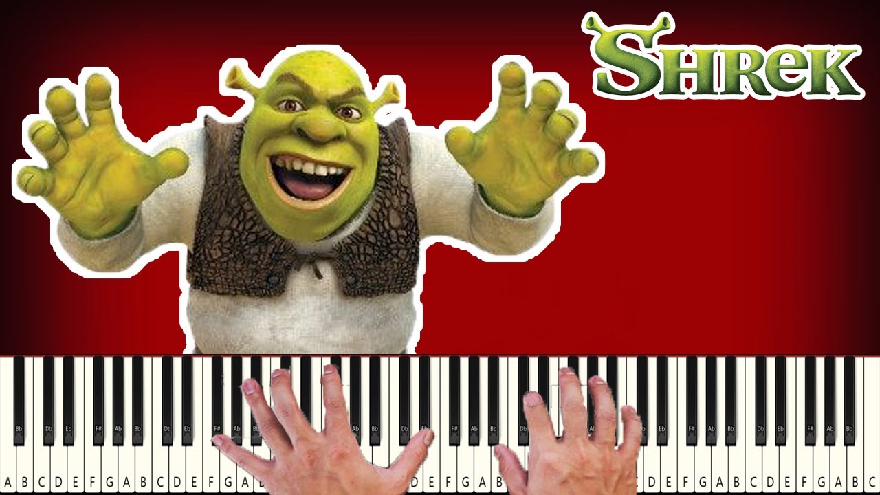 Shrek Theme - (Fairytale) - PIANO TUTORIAL - YouTube