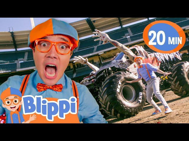 Roarin' Monster Truck!! | Blippi Songs 🎶| Educational Songs For Kids ...