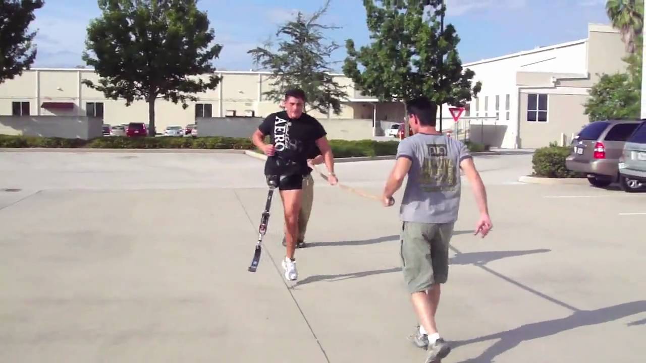 Leo - Hip Disarticulate Amputee Running! - YouTube