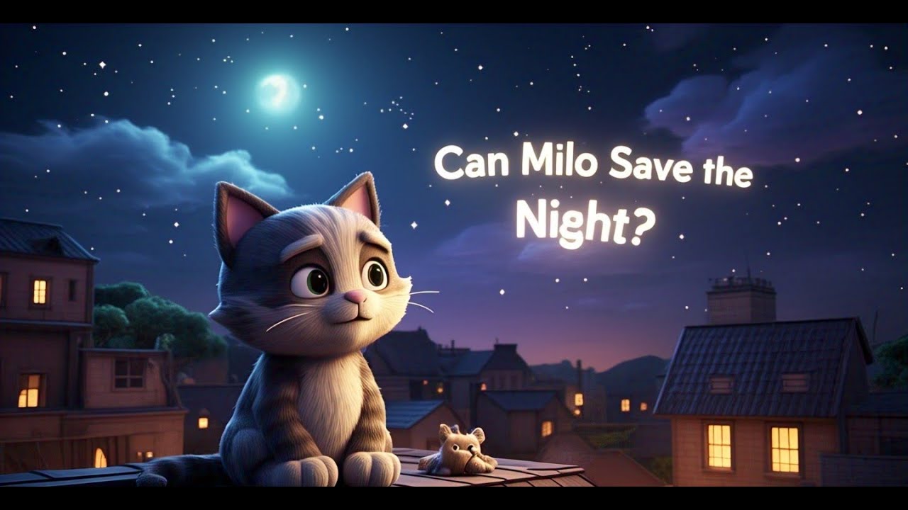 Can Milo the Cat’s Love for the Night Save the Town? 🌙🐱 - YouTube