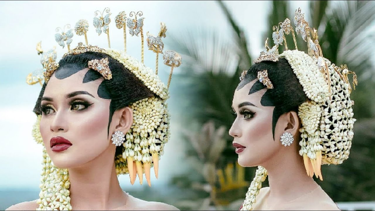 PROSES BUAT SANGGUL DAN PAES SOLO PUTRI MODIFIKASI MICO WEDDING - YouTube