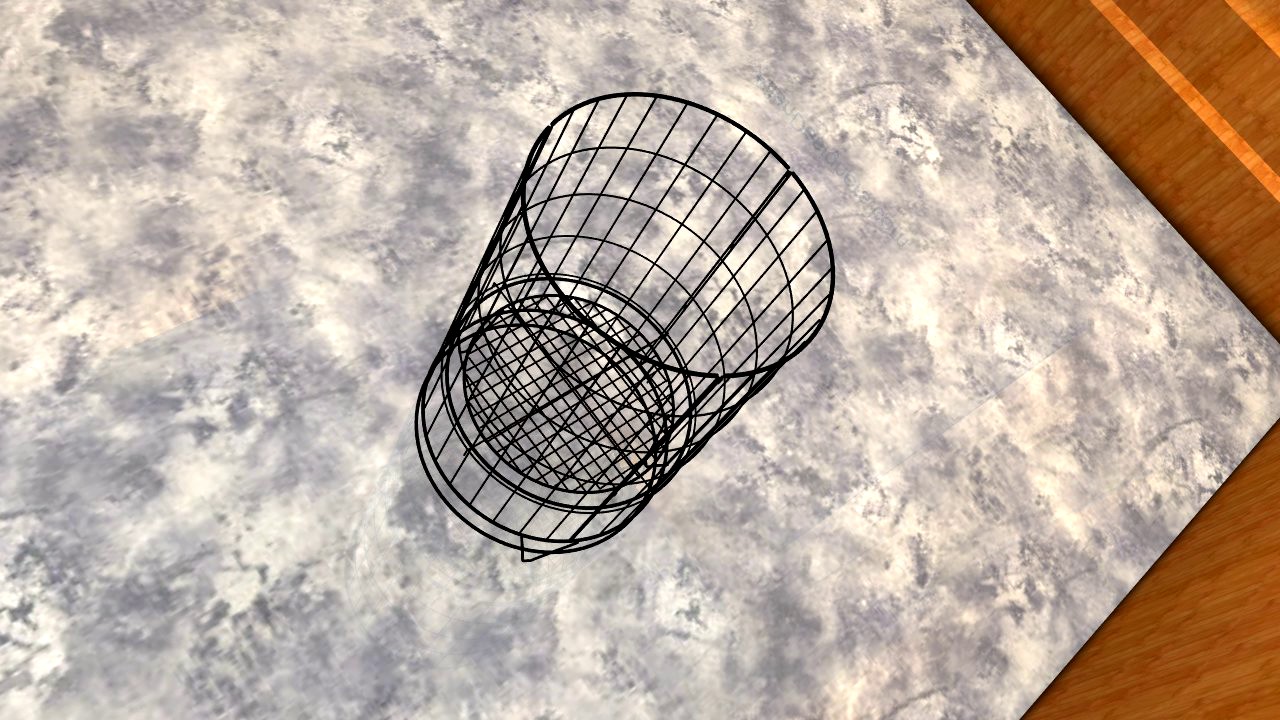 Round Wire Dump Bin (Black Finish) - YouTube