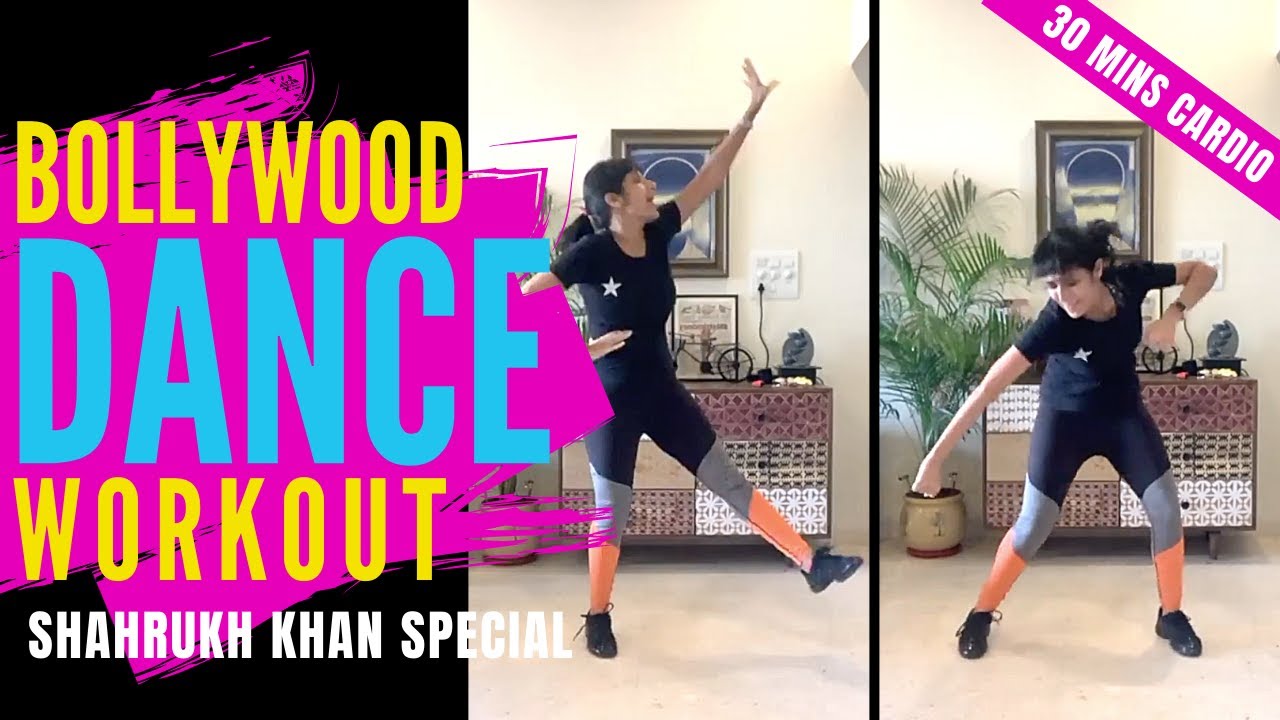 Bollywood Dance Workout at Home | Shahrukh Khan Special | 30 Mins ...