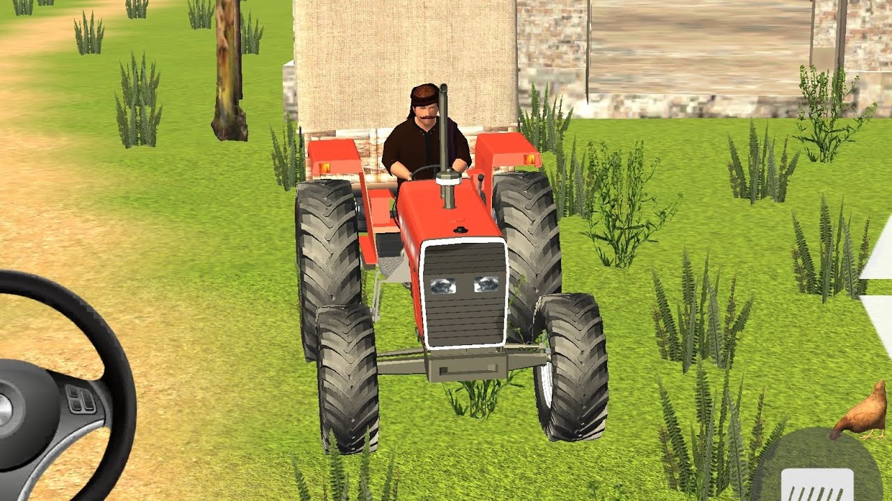 टैक्टर वाला गेम | काटुन वाला गेम | indian tractor driving 3d| acha ...