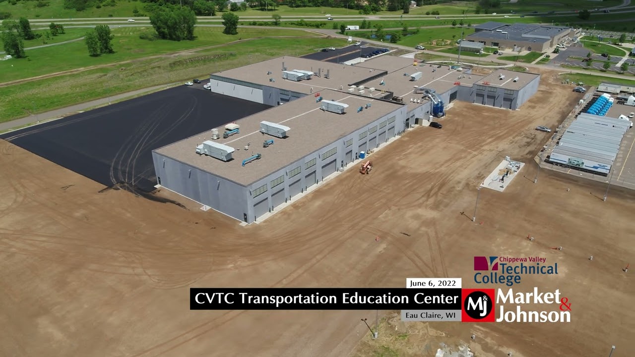 CVTC Transportation Education Center Aerial 6.6.22 - YouTube