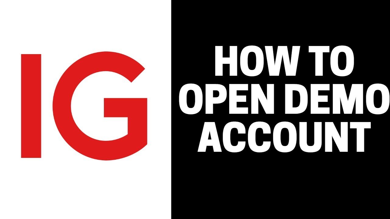 How To Register Demo Account On IG.com - YouTube