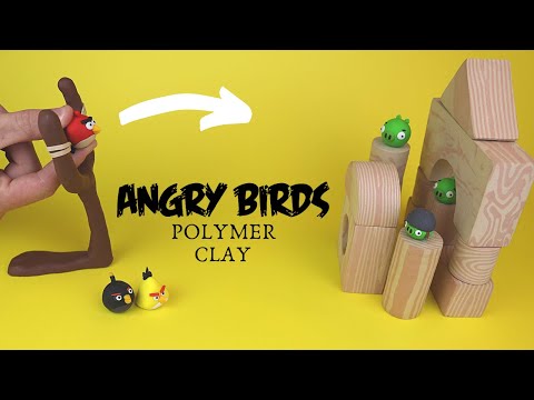How To Make Your Own Angry Birds Game With Polymer Clay - YouTube