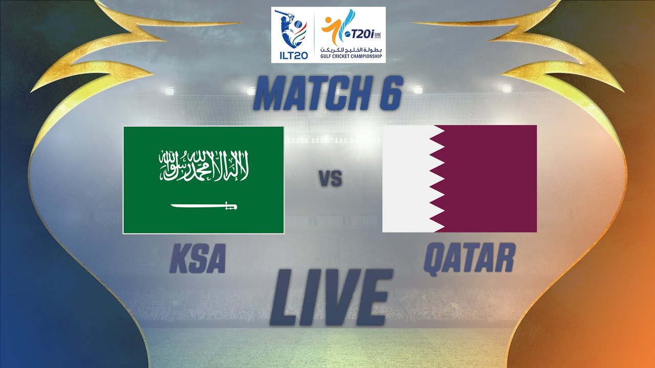 Saudi vs Qatar - Match 6 - ILT20 Gulf Cricket Championship T20i UAE ...