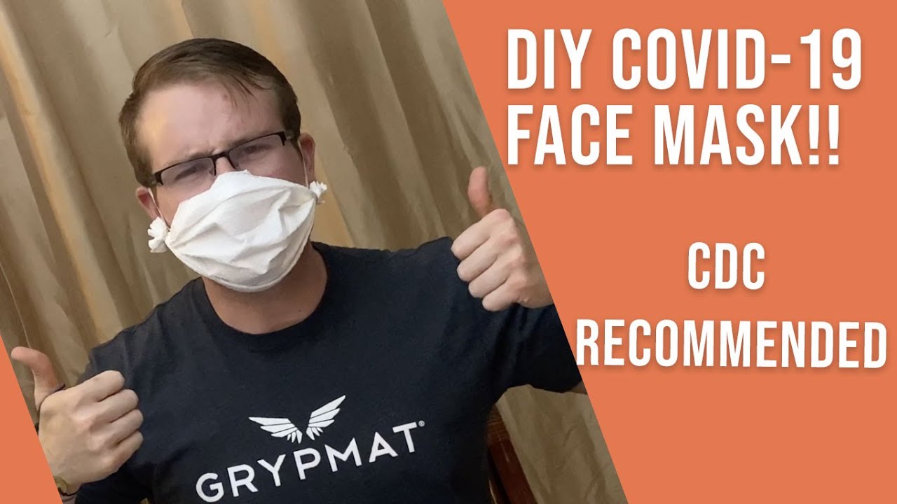 DIY - CDC Recommends ALL Americans Wear Face Masks in Public - YouTube