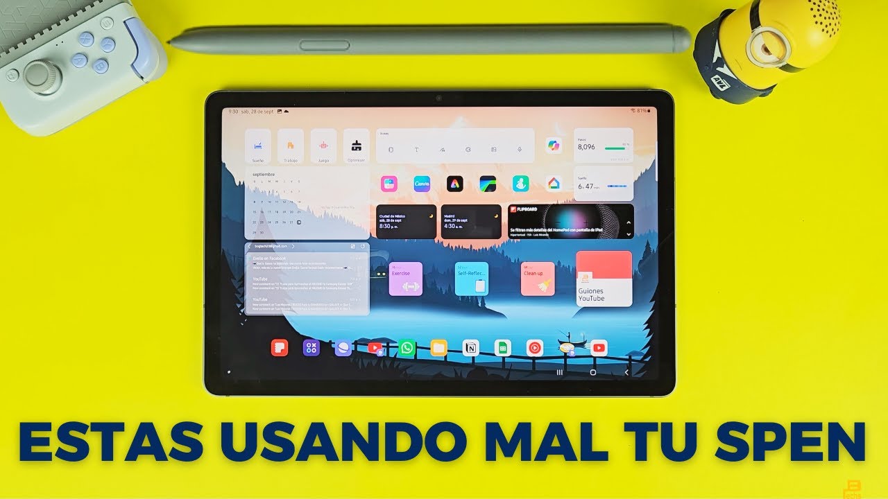 S PEN Como USAR CORRECTAMENTE el LAPIZ de tu GALAXY TAB Trucos, atajos ...